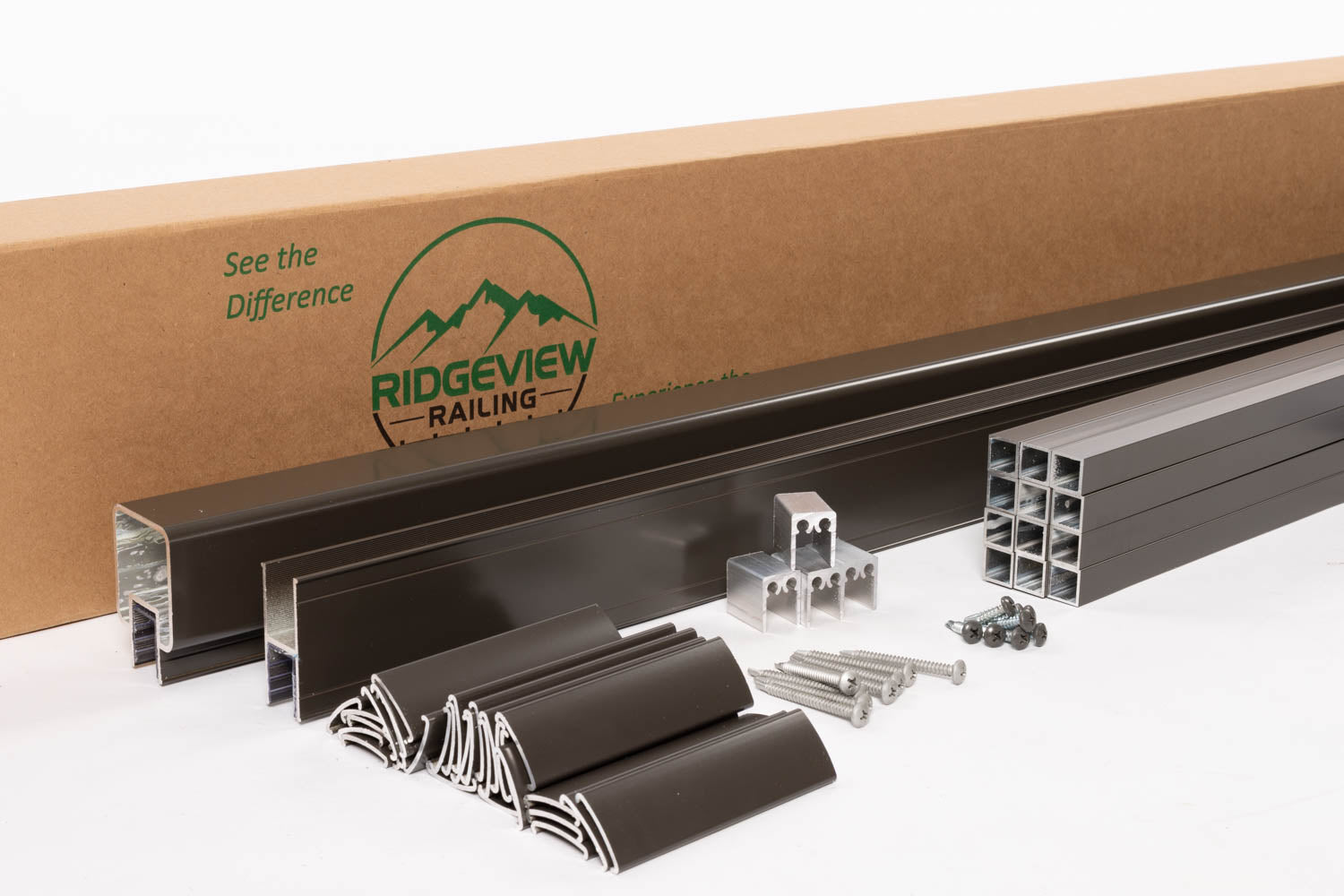 Ridgeview Railing 360 Picket Railing Kit (36-inch) Bronze